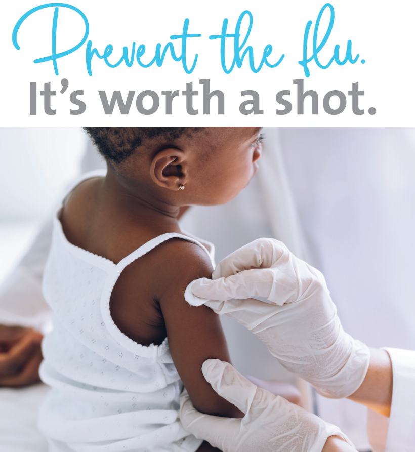 Worth a Shot Poster 11x17- Child - Vaccinate Indiana